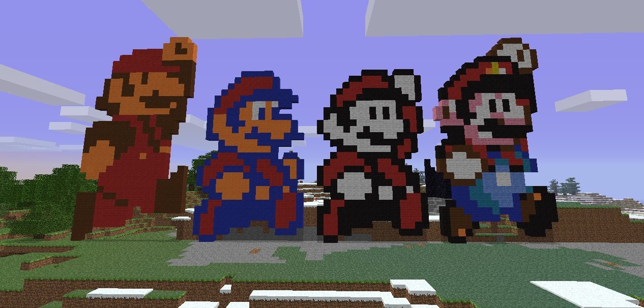 " Mario vs Minecraft " de andrewmfilms | Cine3.com