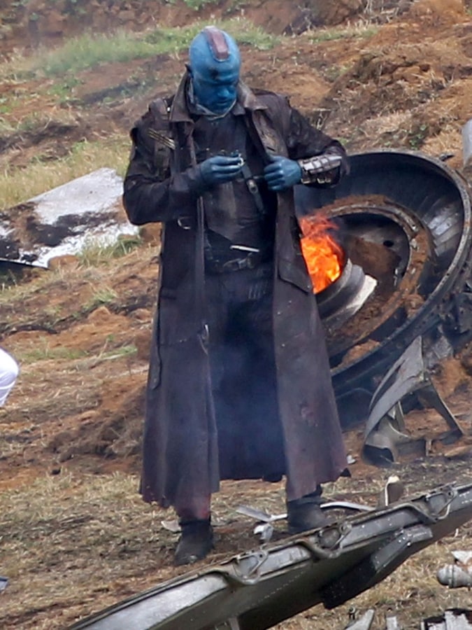 Imágenes del rodaje de Guardians Of The Galaxy: Michael Rooker como ...