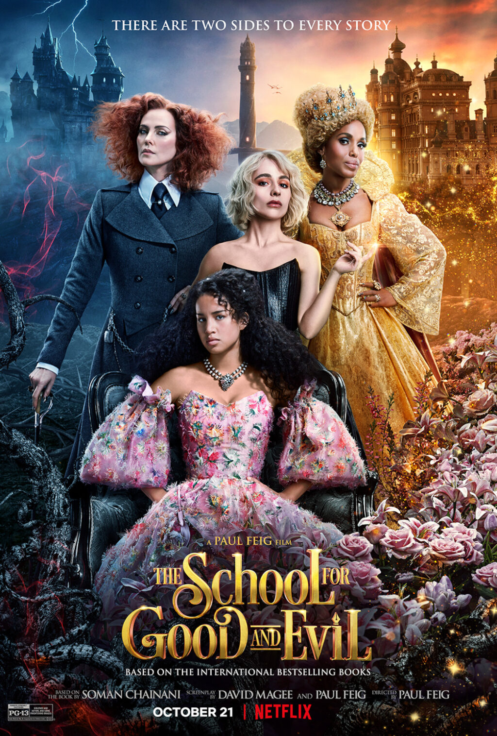 A días de su estreno en Netflix, ‘The School for Good and Evil’ lanza ...