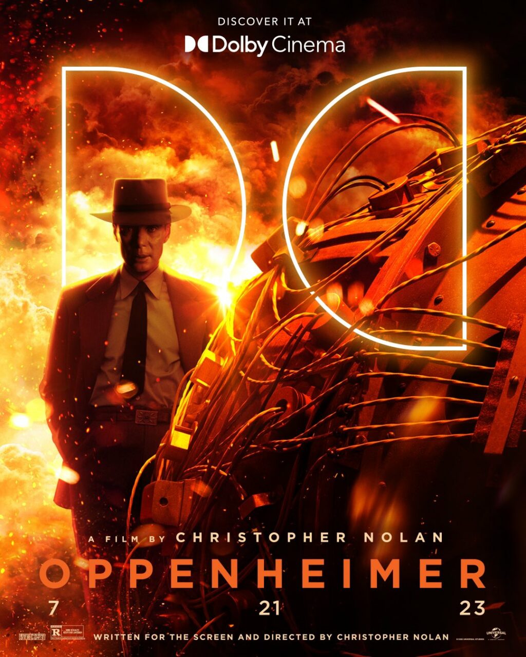 Póster para funciones Dolby Cinema de ‘Oppenheimer’ de Christopher ...