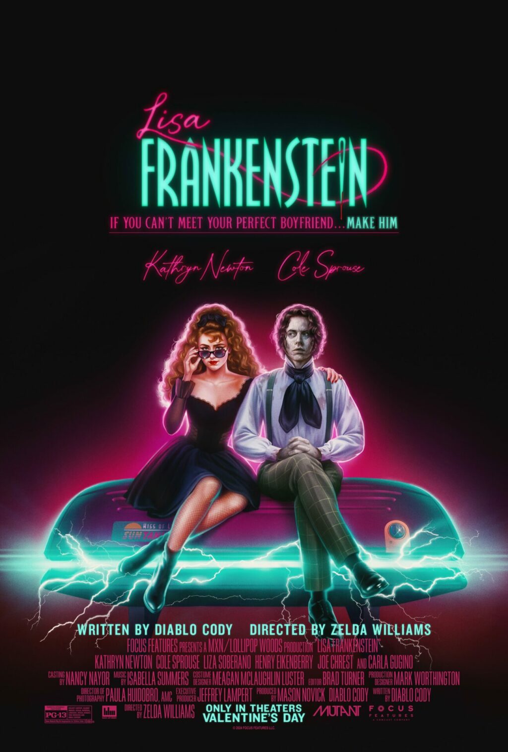 La comedia de terror ‘Lisa Frankenstein’ presenta nuevo póster oficial ...
