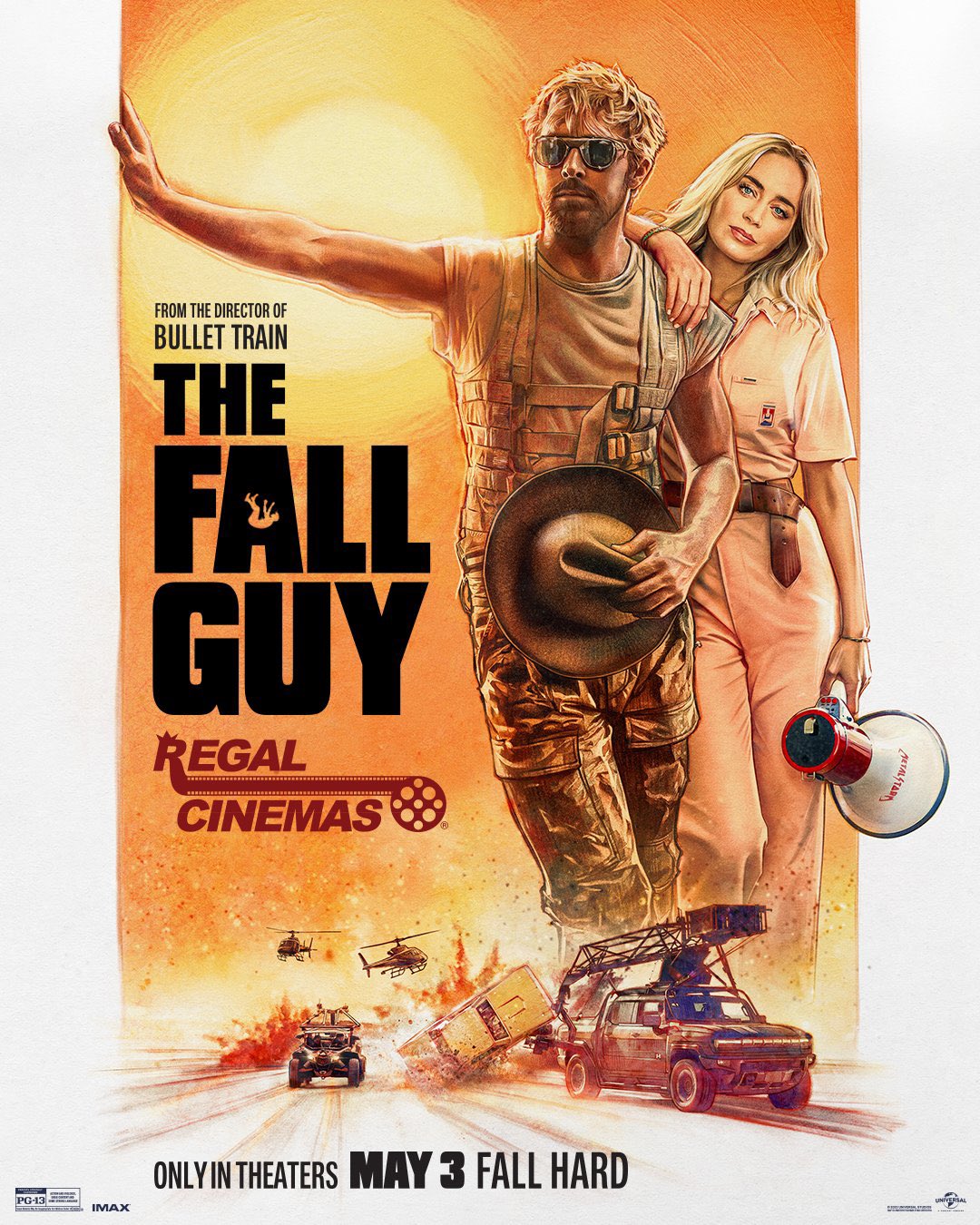 ‘The Fall Guy’ revela póster para Regal Cinemas - Cine3.com