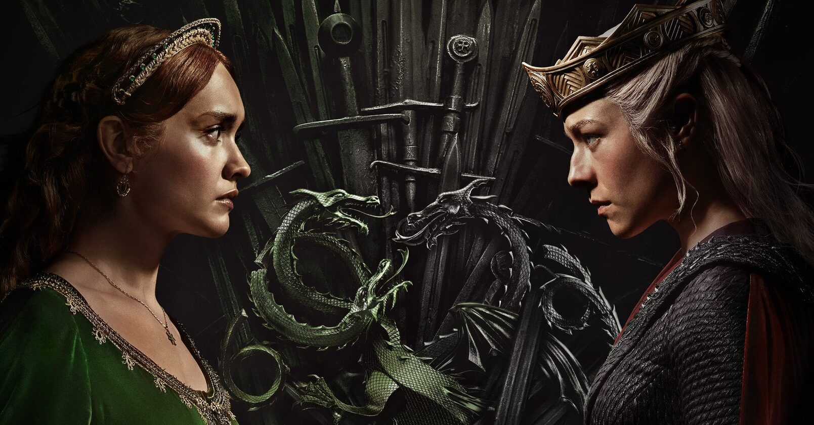 Team Negro vs Team Verde en póster de la T2 de ‘House of the Dragon’ - Cine3.com