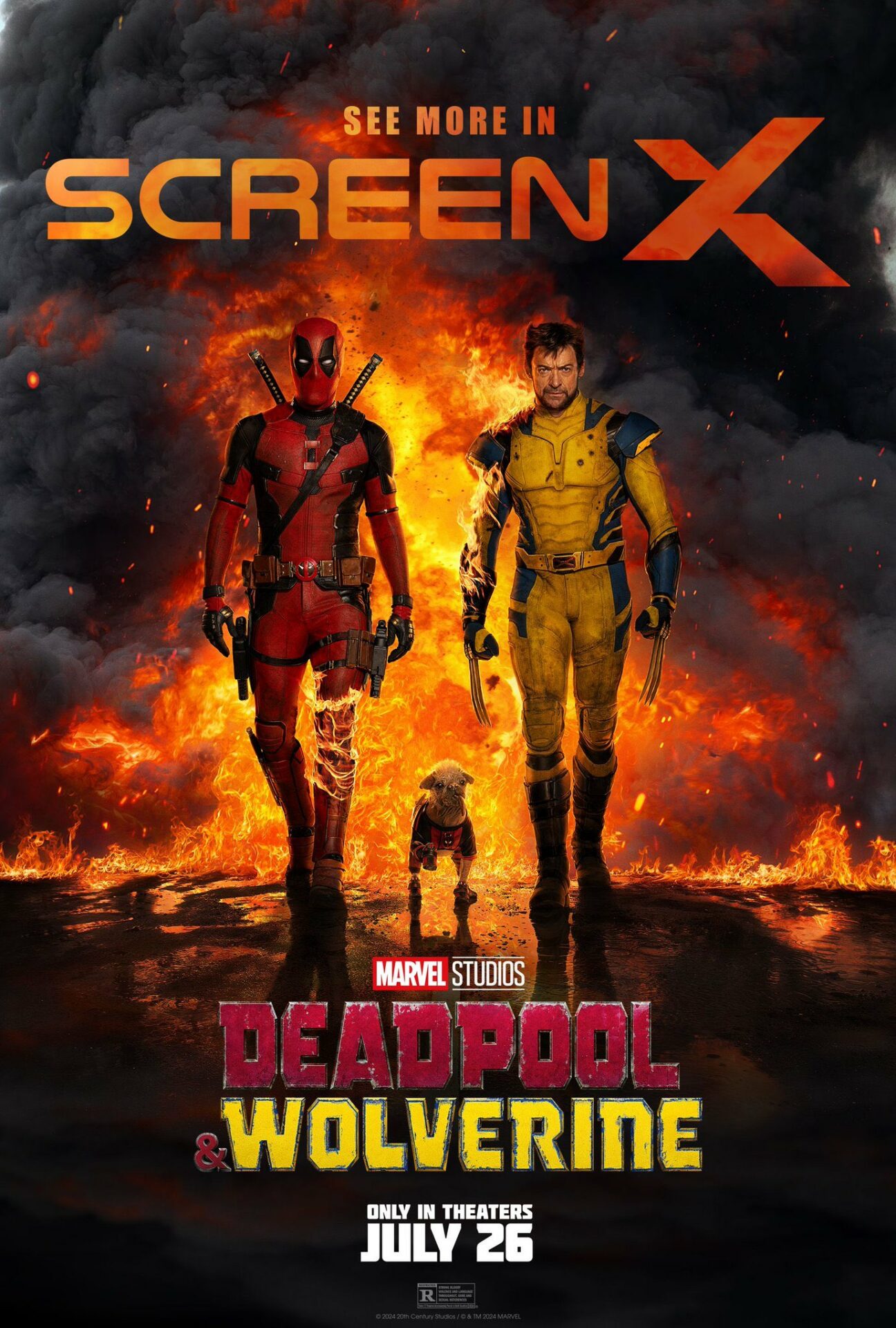 Pósters ScreenX y 4DX de ‘Deadpool & Wolverine’ - Cine3.com