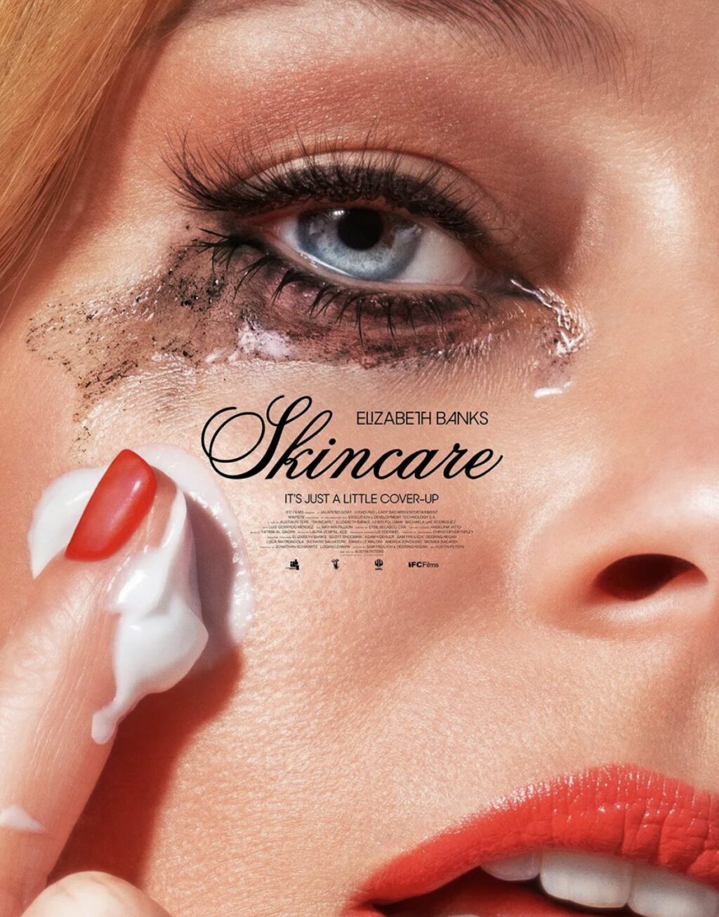 Elizabeth Banks on posters for IFC Films' thriller 'Skincare'