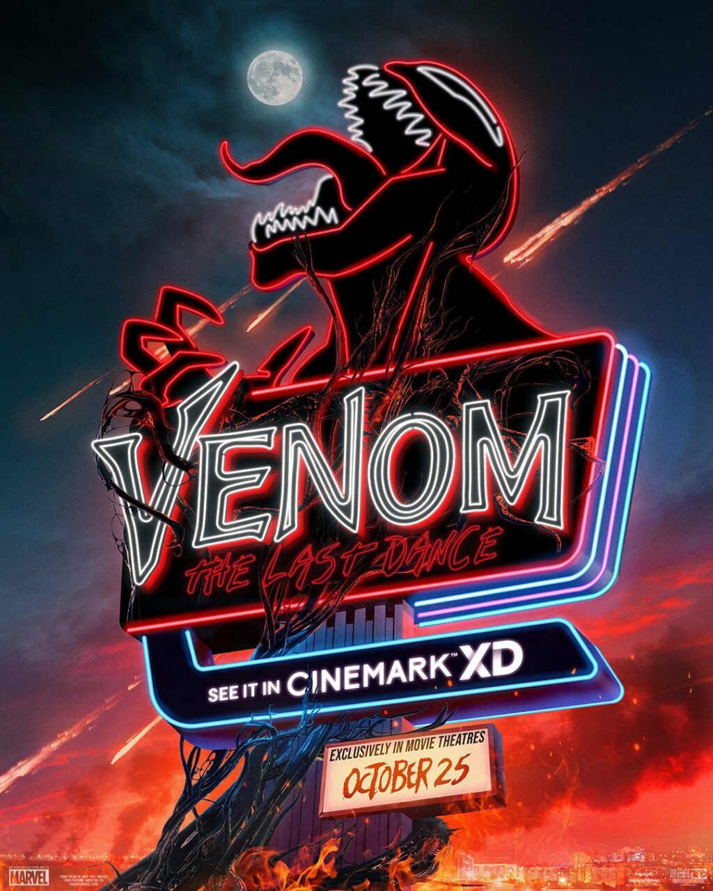 Pósters IMAX y Cinemark XD de ‘Venom: The Last Dance’