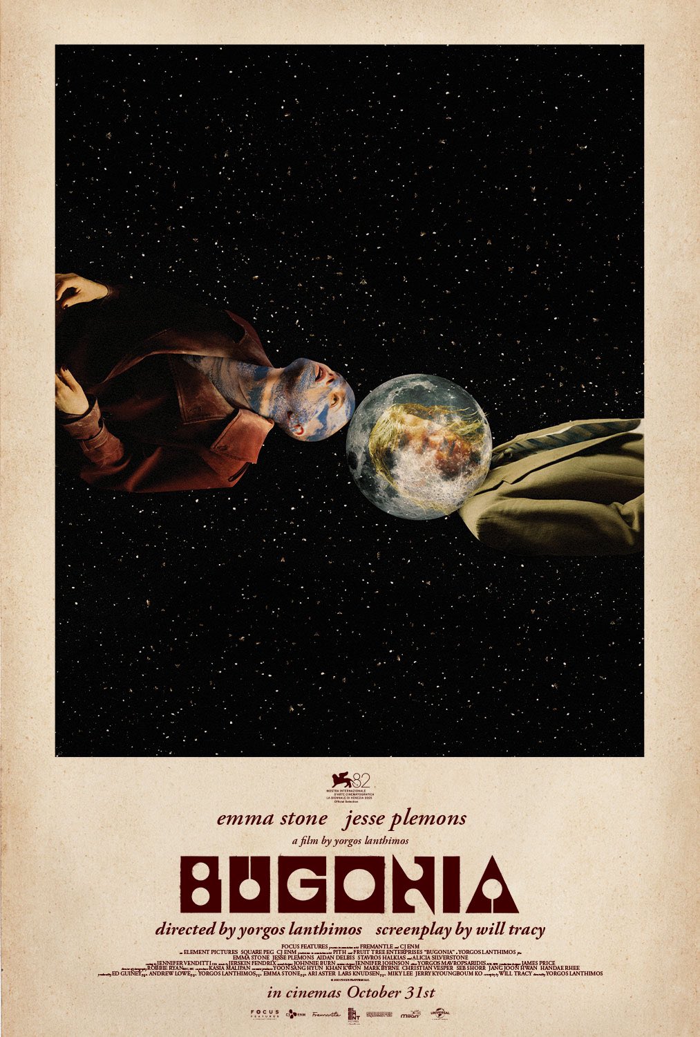 Emma Stone y Jesse Plemons en un nuevo póster de ‘Bugonia’ - Cine3.com