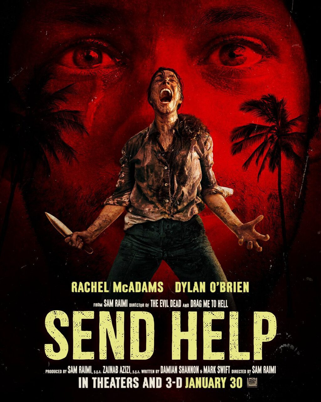 Rachel McAdams and Dylan O'Brien in savage battle in new trailer for Sam Raimi's 'Send Help'