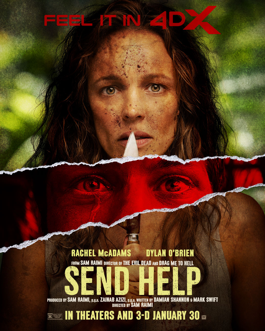 Pósters oficiales de ‘Send Help’ de Sam Raimi gritan ¡ayuda! - Cine3.com