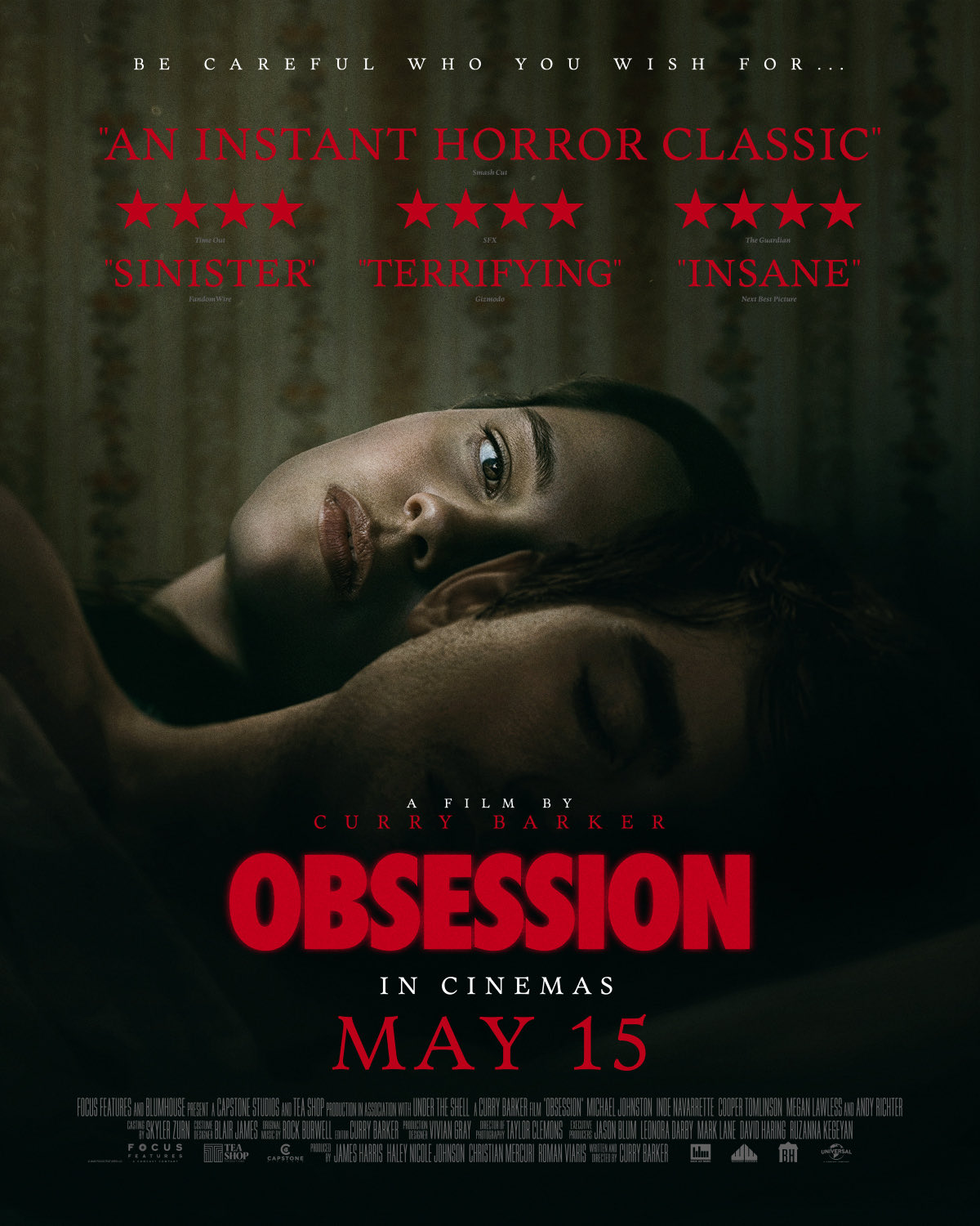 «Ten cuidado a quién deseas» advierte nuevo póster de ‘Obsession’ de ...