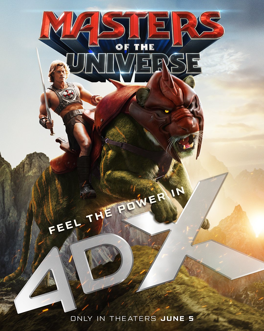 Posters de ‘Masters of the Universe’ promocionan el estreno en formatos ...